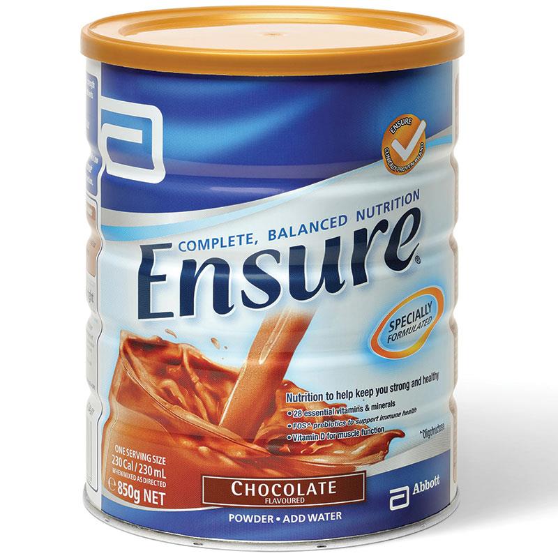 Ensure Powder Chocolate - 850g – Axcess Nutrition