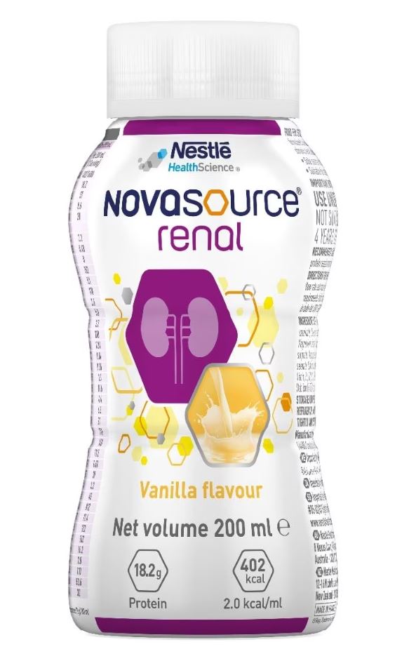 Novasource Renal Vanilla - 200ml (Carton of 24) – Axcess Nutrition