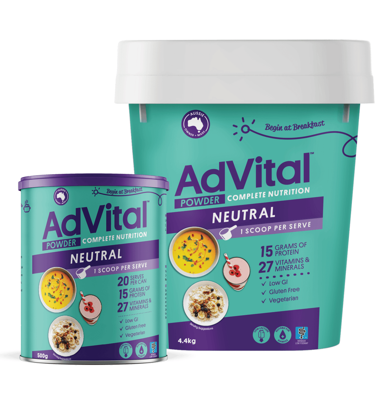 Flavour Creations Advital Nutritionally Complete Neutral Powder - 500g ...