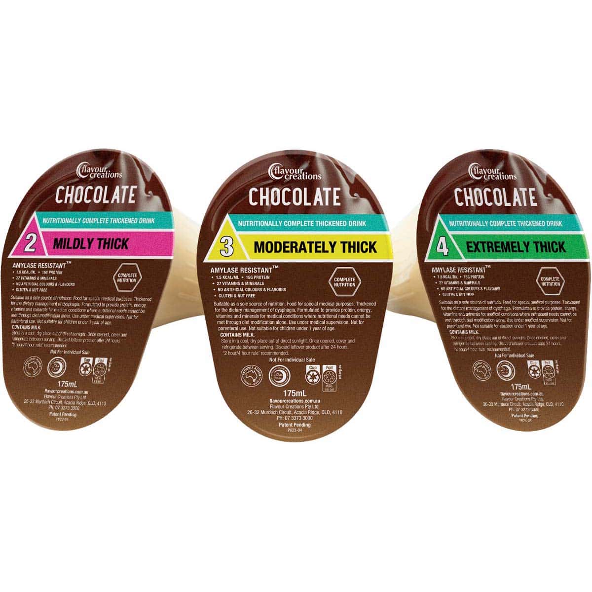 Flavour Creations Thickened Chocolate Nutritionally Complete - 175ml ...